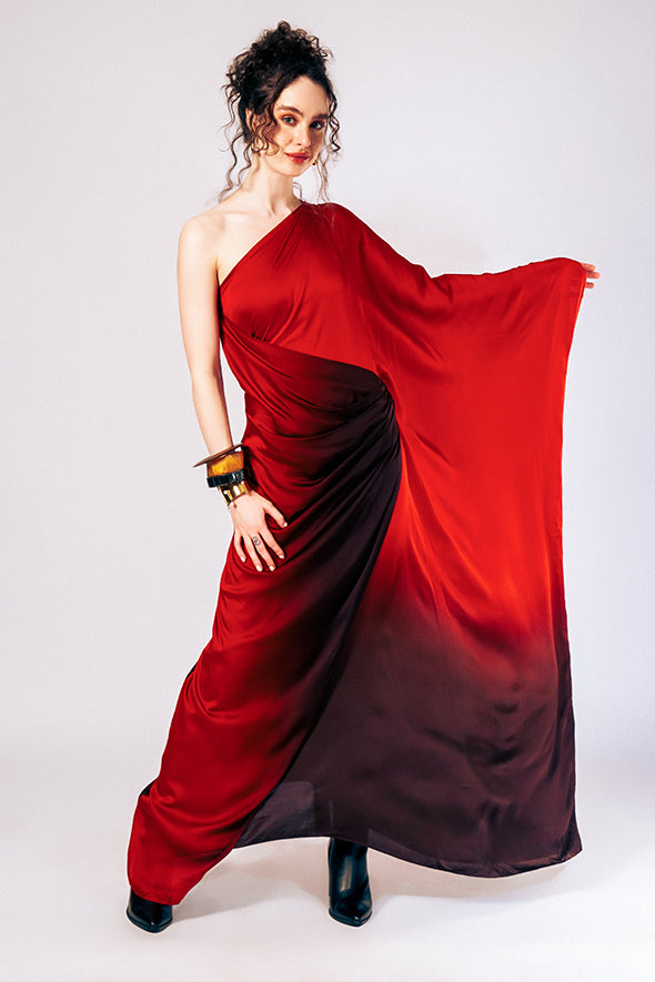 Burning Crimson Dress – Āroka
