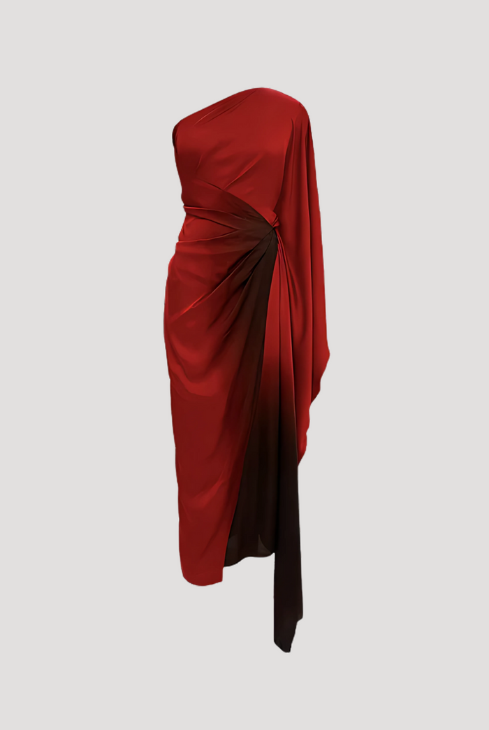 Burning Crimson Dress- Dresses for Women by Aroka