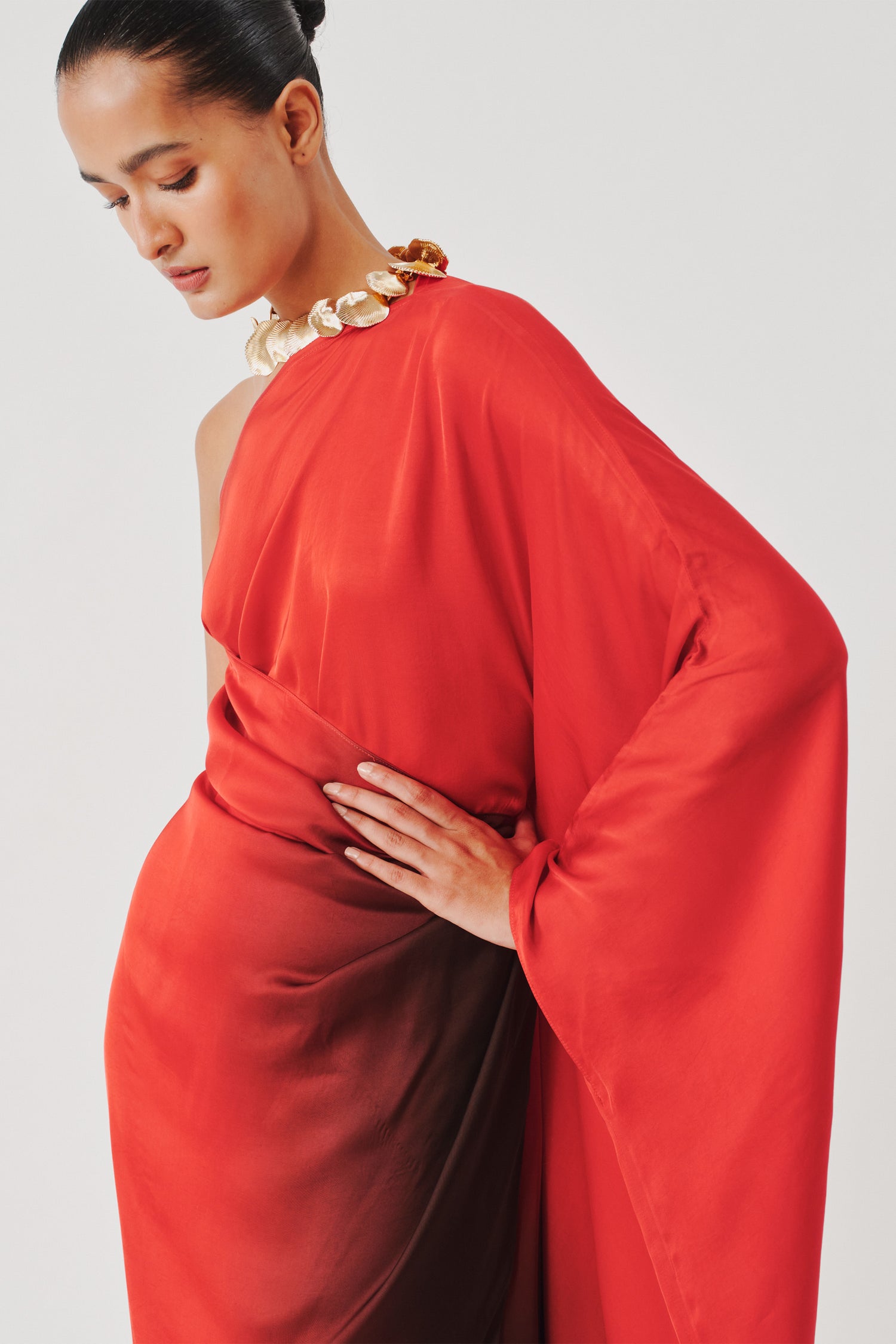 Burning Crimson Dress- Dresses for Women by Aroka