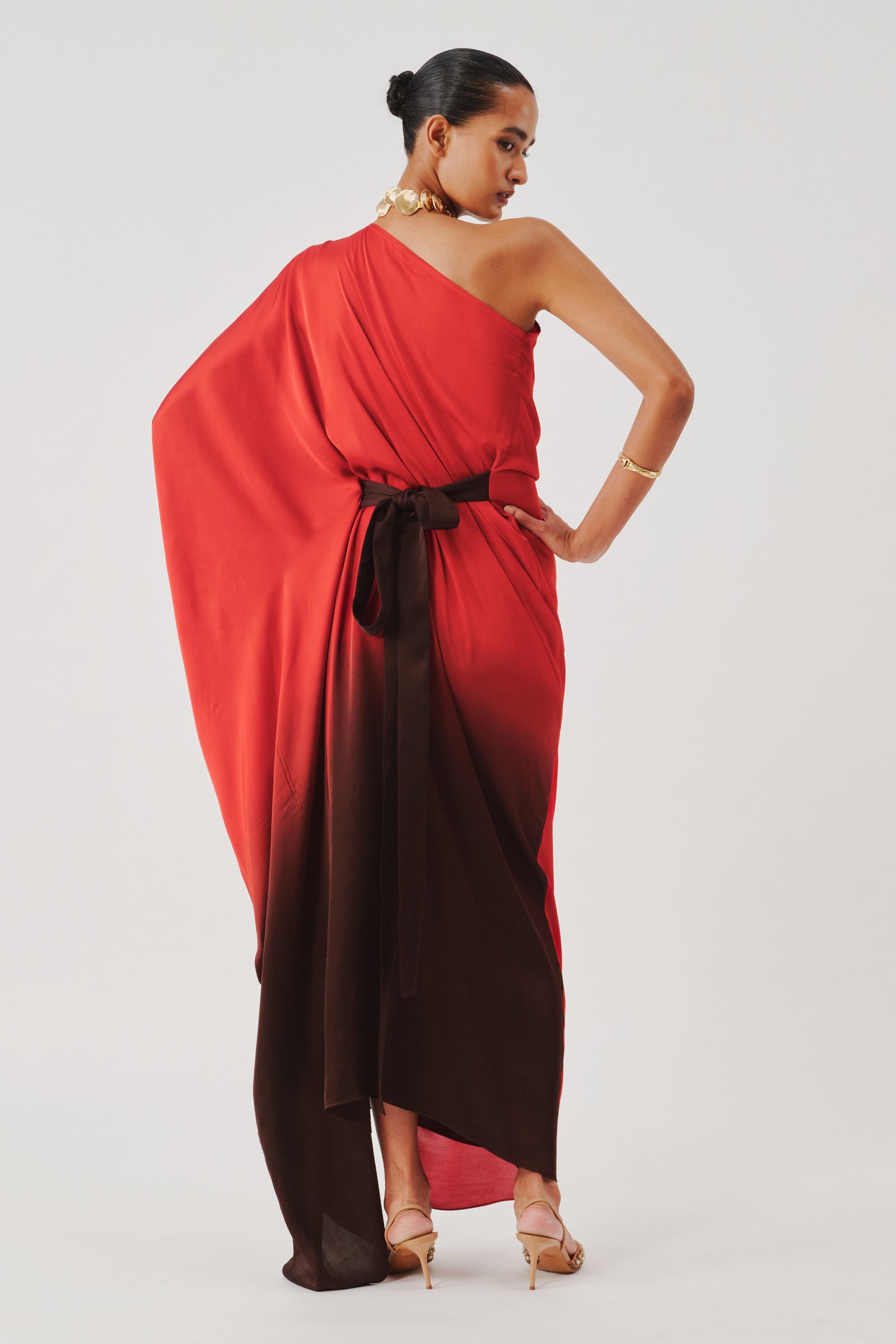 Burning Crimson Dress- Dresses for Women by Aroka
